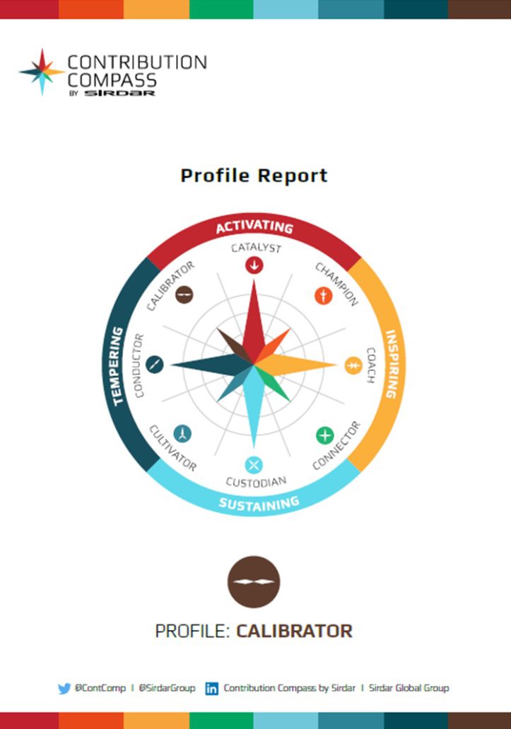 Contribution Compass Profile Report - Calibrator - Enshrine
